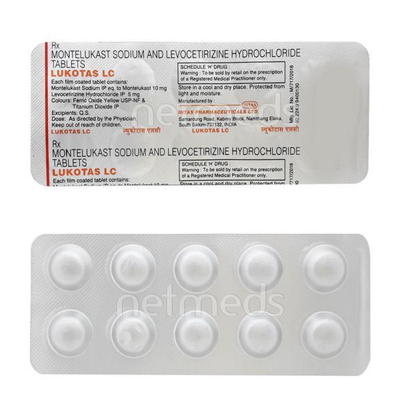 Buy Lukotas LC Tablet 10'S Online at Upto 25% OFF | Netmeds