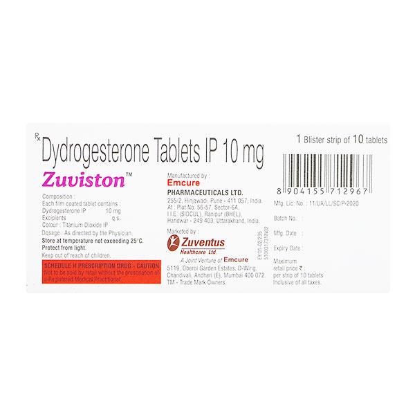 Buy ZUVISTON 10 Tablet 10's Online at Upto 25% OFF | Netmeds