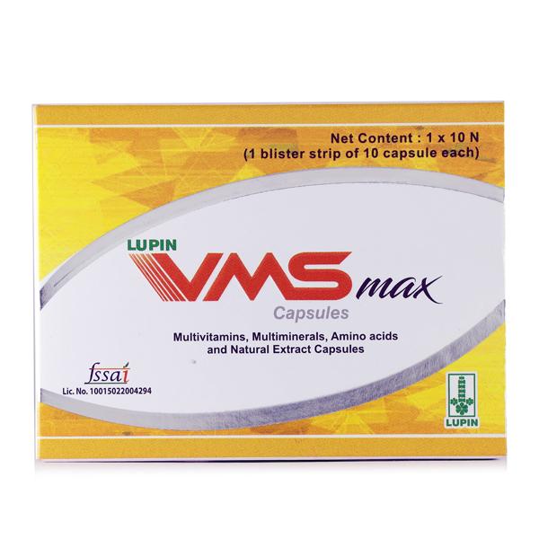 Buy VMS MAX Capsule 10's Online at Upto 25% OFF | Netmeds