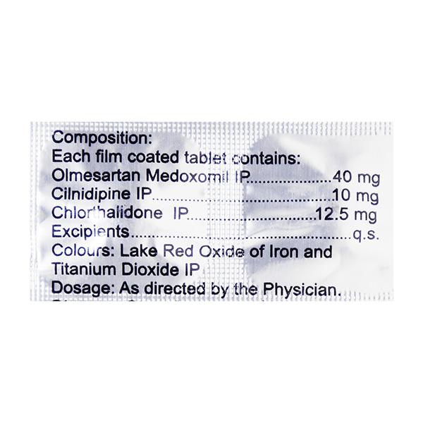 Olmin Trio 40mg Tablet 10'S : Price, Uses, Side Effects | Netmeds