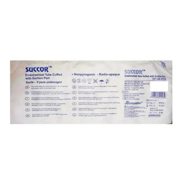 Buy Romsons Succor Endotracheal Tube Cuffed with Suction Port (GS 2115 ...