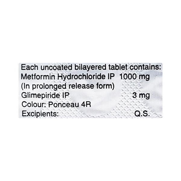 Zoryl M3 Forte Tablet 15'S : Price, Uses, Side Effects | Netmeds