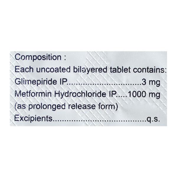 Glimisave Max Forte 3mg Tablet 15'S : Price, Uses, Side Effects | Netmeds