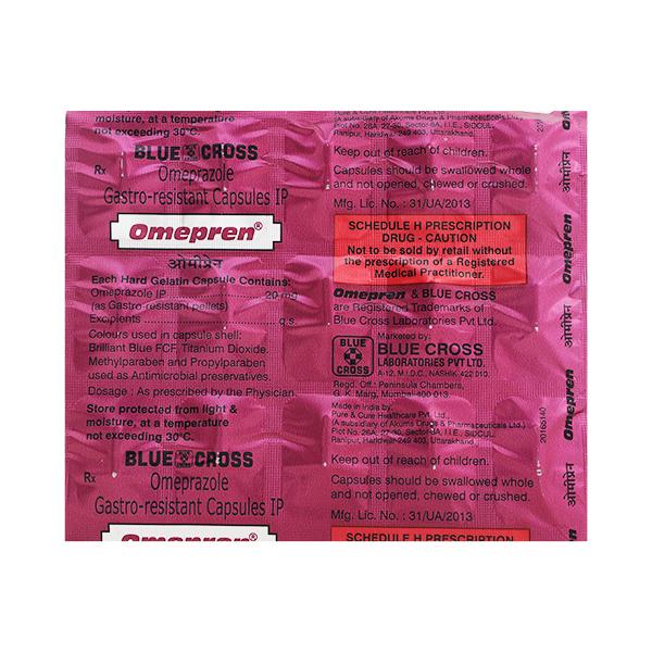 Buy OMEPREN Capsule 15's Online at Upto 25% OFF | Netmeds