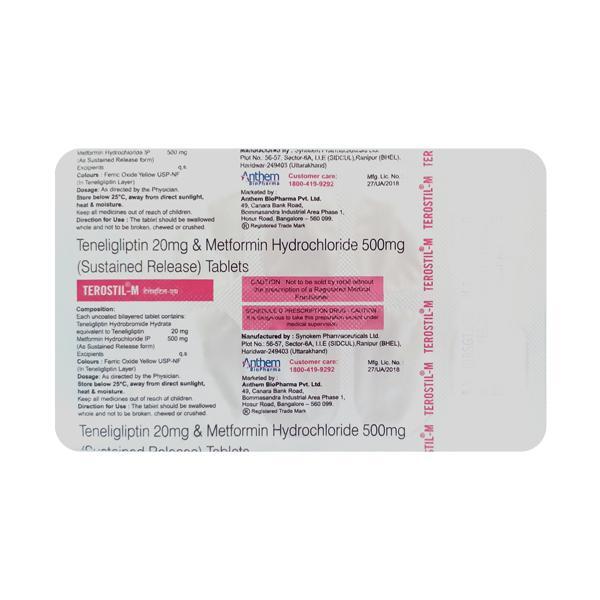 Terostil M Tablet 10'S : Price, Uses, Side Effects | Netmeds