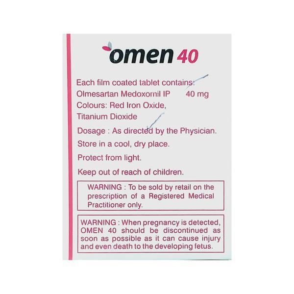 Omen 40mg Tablet 10'S : Price, Uses, Side Effects | Netmeds