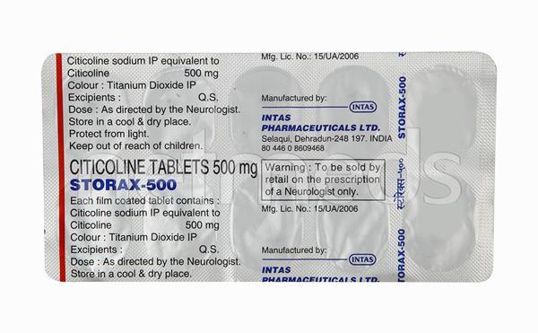 Storax 500mg Tablet 10'S : Price, Uses, Side Effects | Netmeds