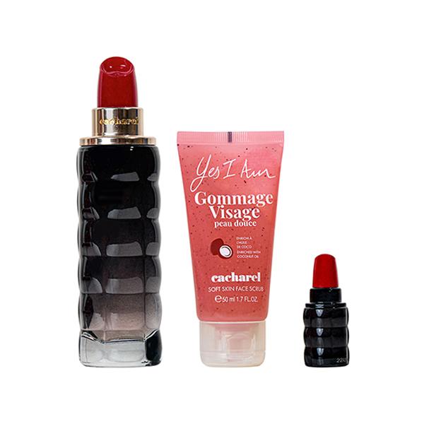 Buy Cacharel Yes I Am Set (Eau De Parfum 75Ml + 5Ml + Face Scrub 50Ml ...