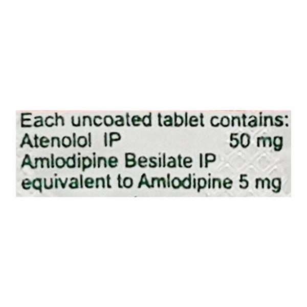 Tenolol AM 50mg Tablet 10'S : Price, Uses, Side Effects | Netmeds