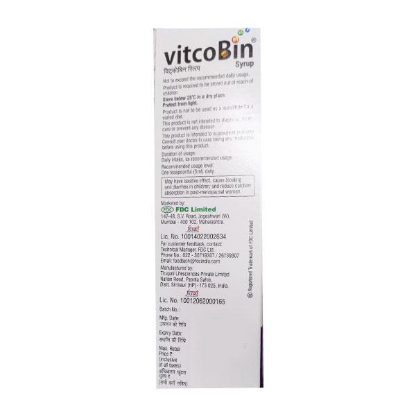 Buy VITCOBIN MIXED FRUIT FLAVOUR Syrup 200ml Online at Upto 25% OFF ...