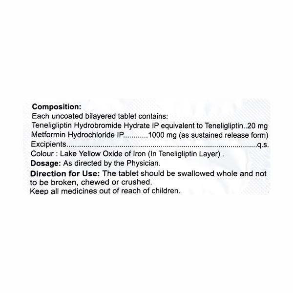 TENDIA M FORTE Tablet 15's : Price, Uses, Side Effects | Netmeds