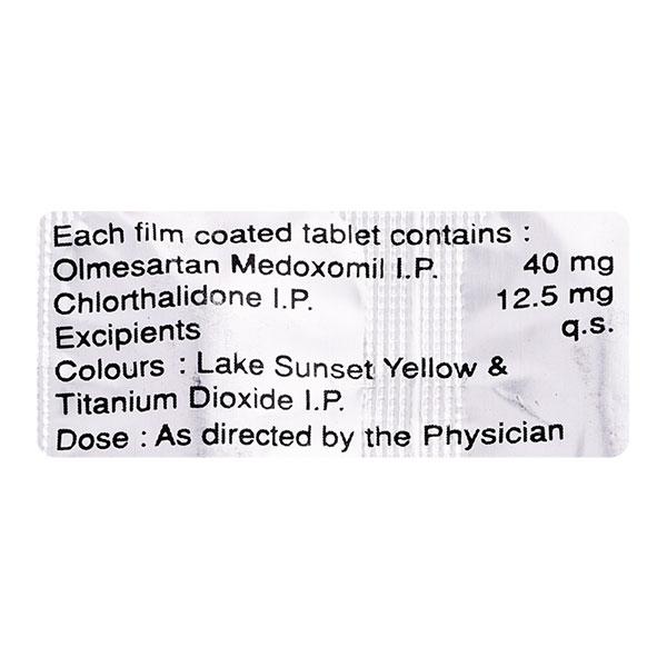 Olmetor CH 40mg Tablet 10'S : Price, Uses, Side Effects | Netmeds