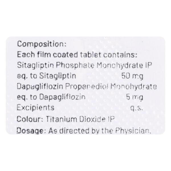 Buy SITAPAZ D 50/5 Tablet 10's Online at Upto 25% OFF | Netmeds