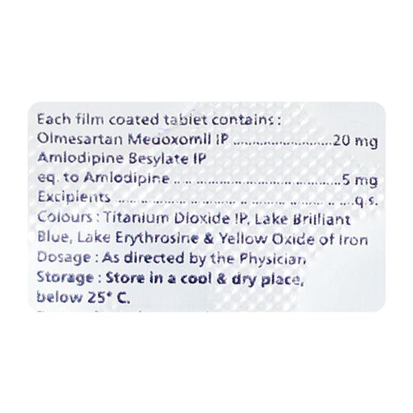 OLMETROL AM 20mg Tablet 10's : Price, Uses, Side Effects | Netmeds