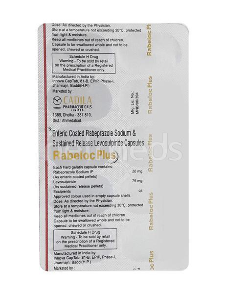 Rabeloc Plus Capsule 10'S - Buy Medicines online at Best Price from ...