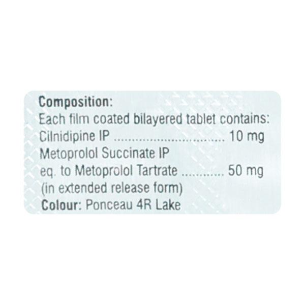 Buy Cilacar M 10/50mg Tablet 10'S Online | Uses, Composition & Side ...
