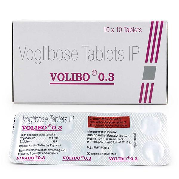 Volibo 0.3mg Tablet 10'S : Price, Uses, Side Effects | Netmeds