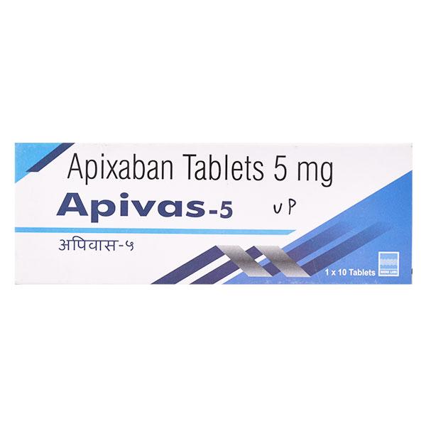 Buy APIVAS 5 Tablet 10's Online at Upto 25% OFF | Netmeds