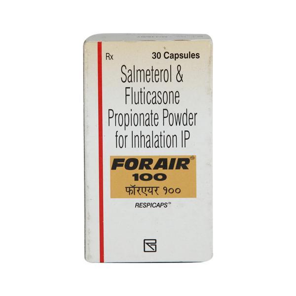 Buy Forair 100mg Respicaps 30'S Online at Upto 25% OFF | Netmeds