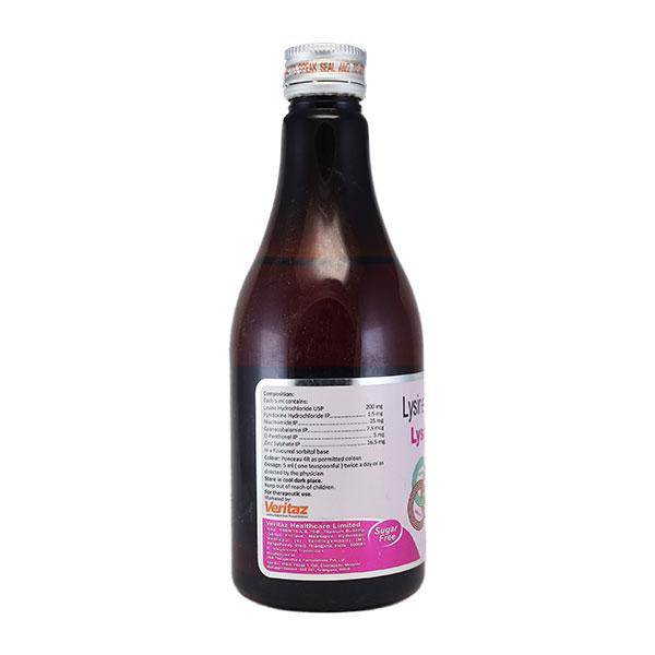 Buy LYSATONE PLUS SUGAR FREE Liquid 300ml Online at Upto 25% OFF | Netmeds