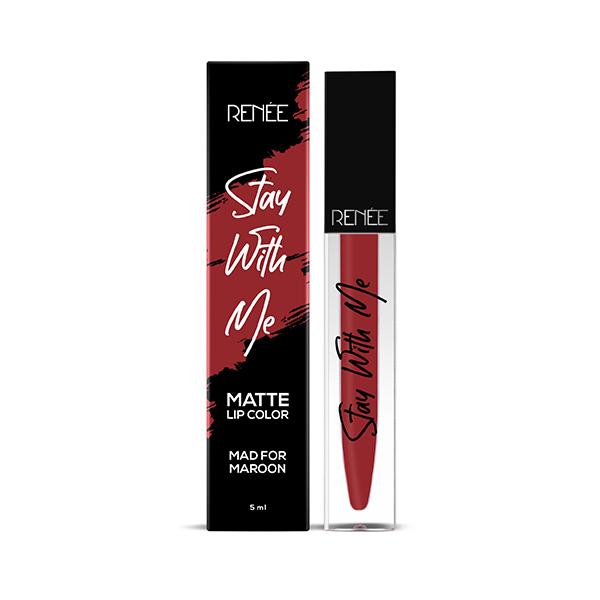 Buy Renee Stay With Me Matte Lip Color Mad For Maroon 5 ml Online at ...
