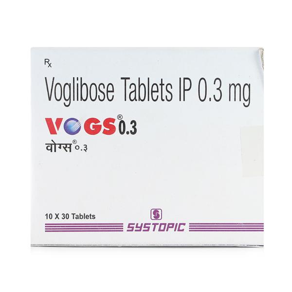Vogs 0.3mg Tablet 30'S : Price, Uses, Side Effects | Netmeds