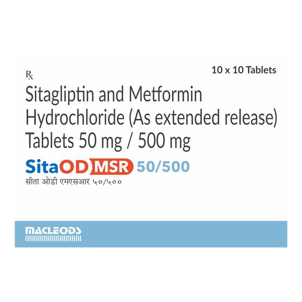 Buy SITA OD MSR 50/500 Tablet 10's Online at Upto 25% OFF | Netmeds
