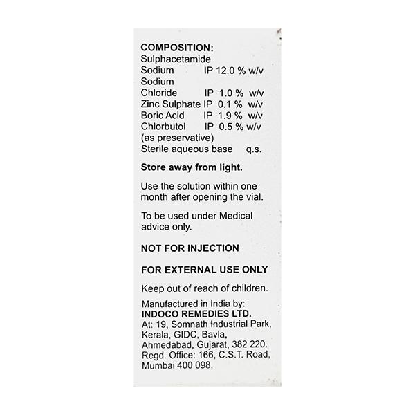Buy Zincoren Eye/Ear Drops 10ml Online at Upto 25% OFF | Netmeds