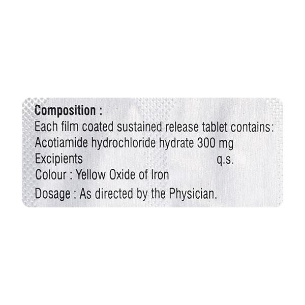 Buy ACOCARE SR 300 Tablet 10's Online at Upto 25% OFF | Netmeds