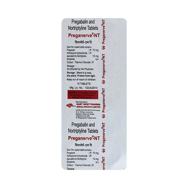 Buy Preganerve NT Tablet 10'S Online at Upto 25% OFF | Netmeds