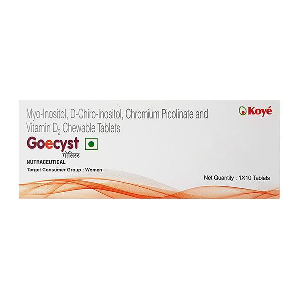 Buy GOECYST Tablet 10's Online at Upto 25% OFF | Netmeds