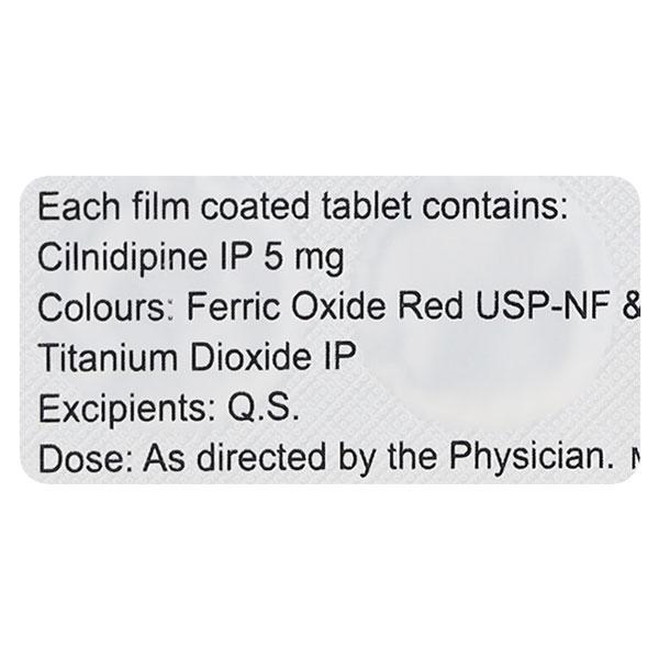 CILNY 5mg Tablet 15's : Price, Uses, Side Effects | Netmeds