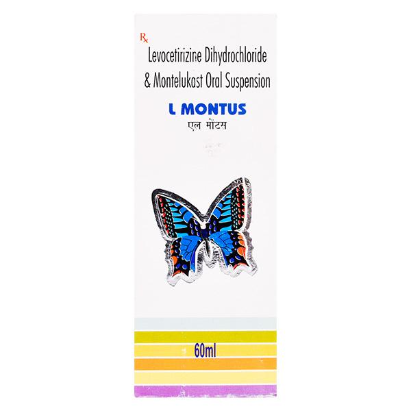 Buy L MONTUS Oral Suspension 60ml Online at Upto 25% OFF | Netmeds