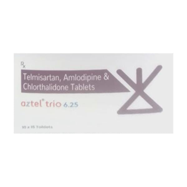 Buy AZTEL TRIO 6.25 Tablet 15's Online at Upto 25% OFF | Netmeds