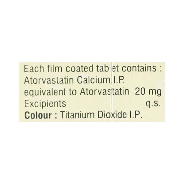 Buy Atorin 20mg Tablet 10'S Online at Upto 25% OFF | Netmeds