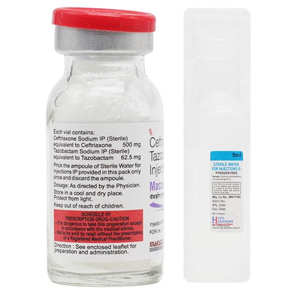 Buy Maczone XP 500/62.5mg Injection 5ml Online at Upto 25% OFF | Netmeds
