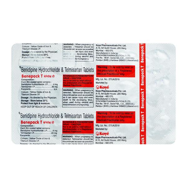 BENEPACK T Tablet 15's : Price, Uses, Side Effects | Netmeds