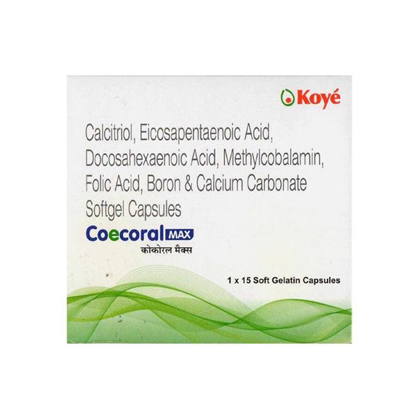 Buy COECORAL MAX Capsule 15's Online at Upto 25% OFF | Netmeds