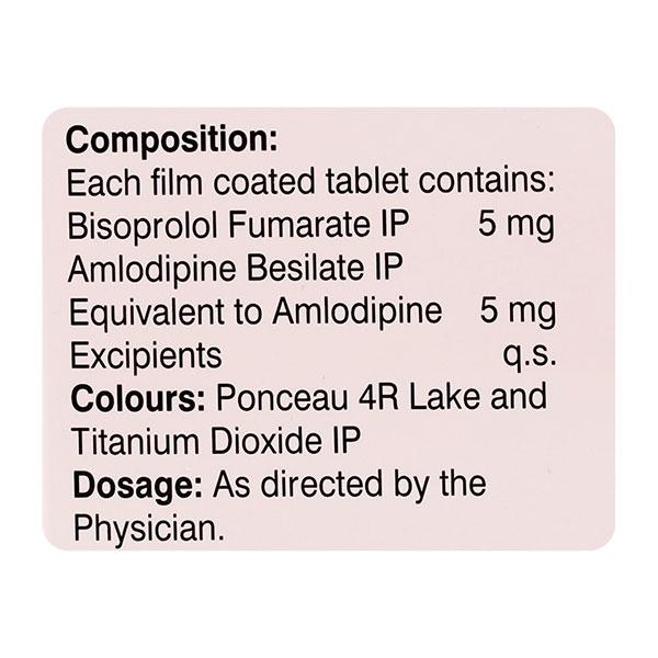 BISONEXT AM 5 Tablet 15's : Price, Uses, Side Effects | Netmeds