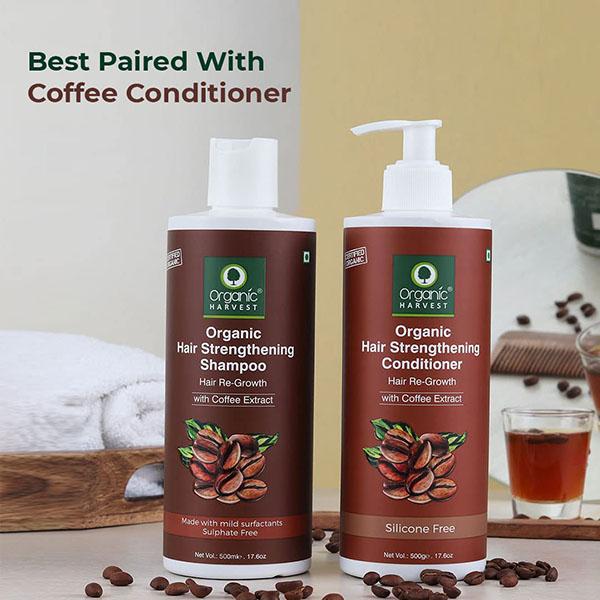 Buy Organic Harvest Coffee Shampoo 500 ml Online at Best Price - Shampoos