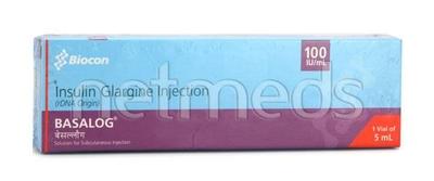 Basalog 100IU Injection 1X5ml : Price, Uses, Side Effects | Netmeds