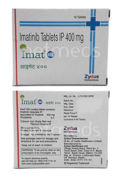 Imat 400mg Tablet 10'S : Uses, Side Effects, Price | Netmeds
