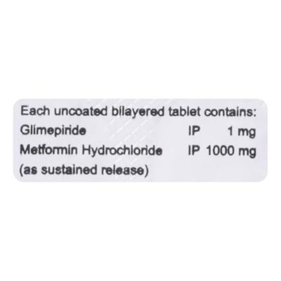 GLIMIBRIT M1 FORTE Tablet 15's : Price, Uses, Side Effects | Netmeds