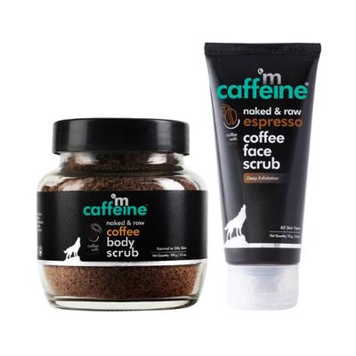 Buy Mcaffeine Exfoliating Coffee Body Scrub & Espresso Face Scrub Combo ...