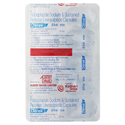 Buy Derek L Capsule 10'S Online at Upto 25% OFF | Netmeds