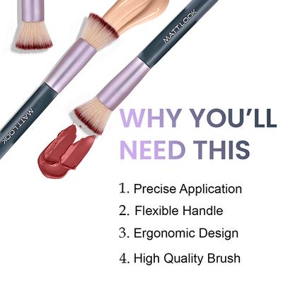 Matt Look Easy Blending Foundation Brush for Face Makeup 1 gm