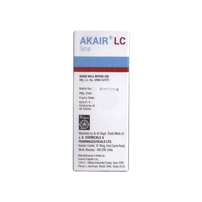 AKAIR LC MIXED FRUIT FLAVOUR Syrup 60ml Price, Uses, Side effects ...