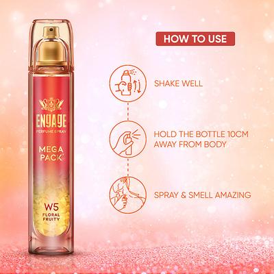 Buy Engage Perfume Spray W5 for Women 160 ml Online at Best Price ...