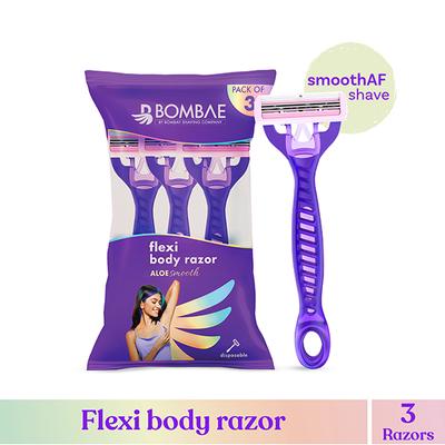 Buy Bombae Flexi Body Razor 3's Online at Discounted Price | Netmeds