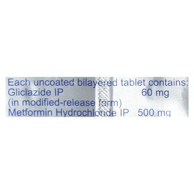 Glycinorm M OD 60mg Tablet 10'S : Price, Uses, Side Effects | Netmeds